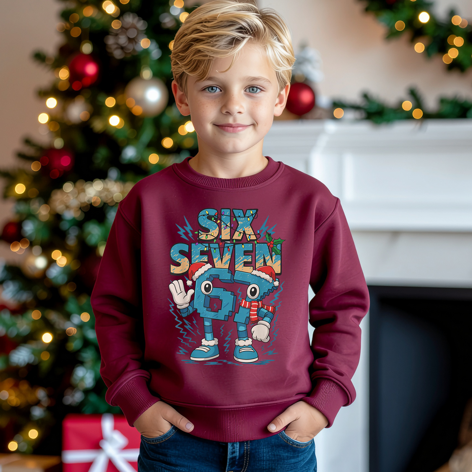 6 7 Brain Rot Christmas Sweatshirt Jumper – ShopMiniVIP