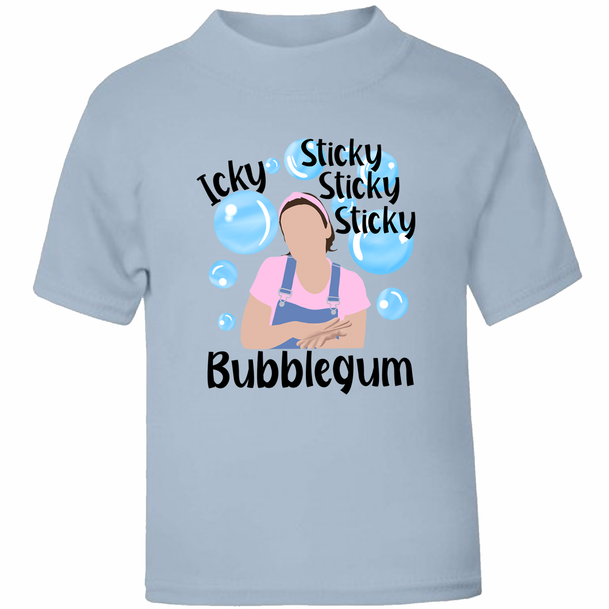 Ms Rachel Blue Bubblegum - t-shirt - more colour options - ShopMiniVIP